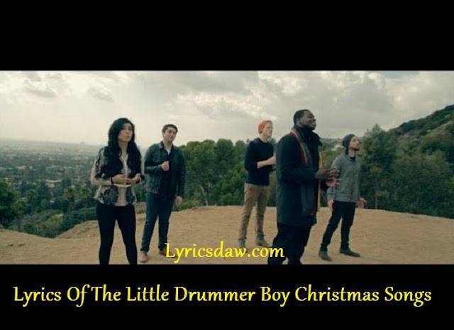 Lyrics Of The Little Drummer Boy Christmas Songs | A New Age Christmas